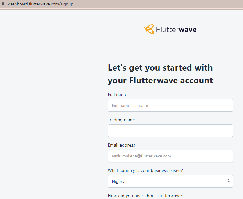 Flutter Wave Payment - PS-Support